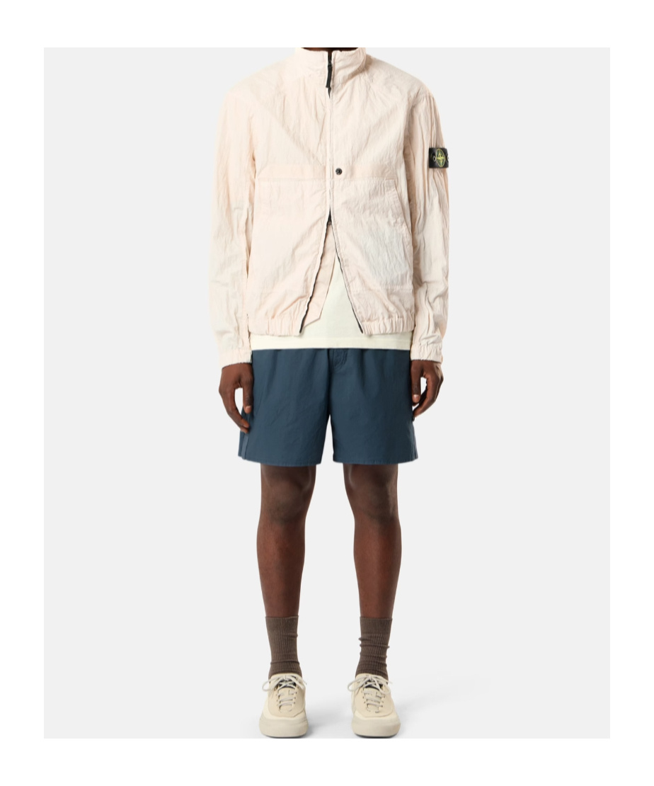 STONE ISLAND Stone Island Bermuda Shorts with Elastic Waist and Wide Leg Fit